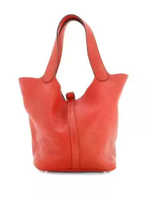 Hermès Picotin Lock Bag Clemence Mm - Red