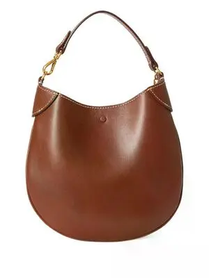 Polo Ralph Lauren Pony-plaque Leather Shoulder Bag - Brown