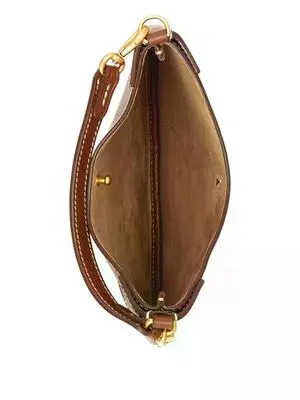 Polo Ralph Lauren Pony-plaque Leather Shoulder Bag - Brown