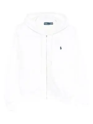 Polo Ralph Lauren Zip-up Hoodie - White