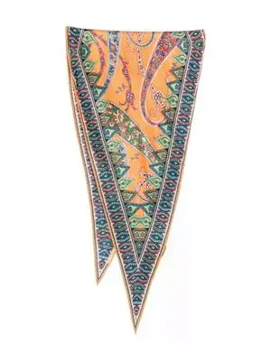 Etro Paisley-print Scarf - Orange