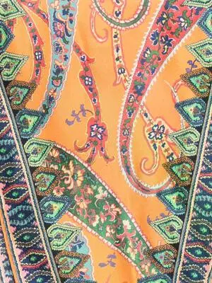Etro Paisley-print Scarf - Orange