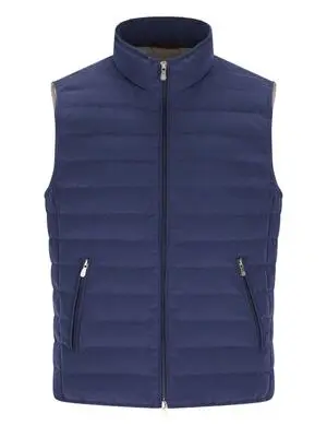 Brunello Cucinelli Down Vest - Blue