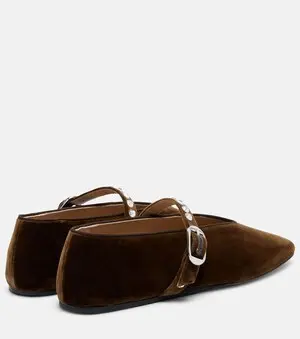 Le Monde Beryl Stella Velvet Ballet Flats