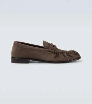 Saint Laurent Textured Loafers For Men