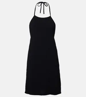 Hunza G Halterneck Dresses