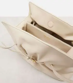 Prada Small Leather Shoulder Bag - White
