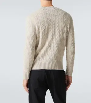 Arch4 Cable-knit Cashmere Sweater - Beige