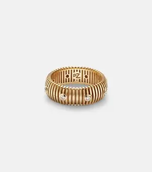 PAMELA ZAMORE Clio Small 18kt Diamond Ring - Gold