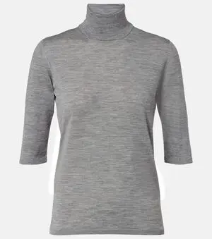 Max Mara Virgin Wool Turtleneck Sweater