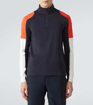 Fusalp Pravio Colorblocked Ski Top - Blue
