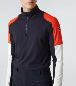 Fusalp Pravio Colorblocked Ski Top - Blue