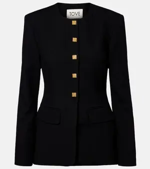 Tove Moya Virgin Wool Blazer - Black