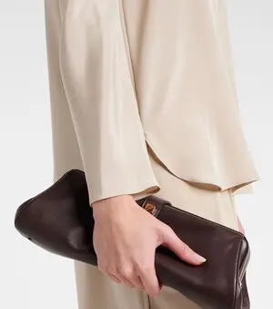 Max Mara Mitico Silk-blend Blouse - Beige