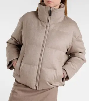 Max Mara The Cube Destino Cashmere Down Jacket - Beige