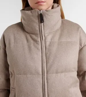 Max Mara The Cube Destino Cashmere Down Jacket - Beige