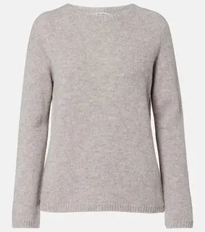 Max Mara Georg Wool And Cashmere-blend Sweater - Beige