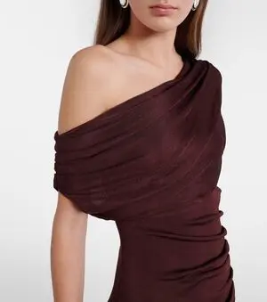 SELF-PORTRAIT Draped Ruched Gown