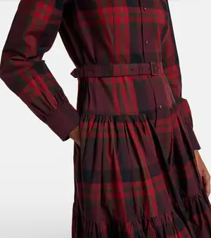 Polo Ralph Lauren Belted Plaid Shirt Dress