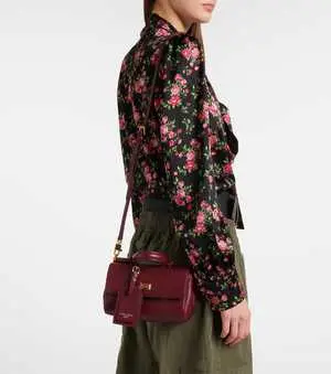 Dolce & Gabbana My Sicily Leather Tote Bag - Burgundy
