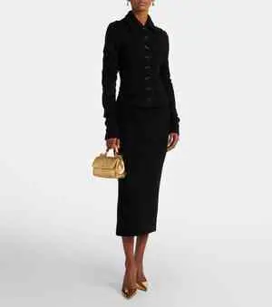 Dolce & Gabbana My Sicily Metallic Leather Tote Bag - Gold