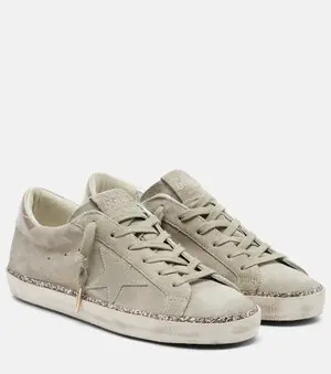 GOLDEN GOOSE Super-star Suede Sneakers - Grey
