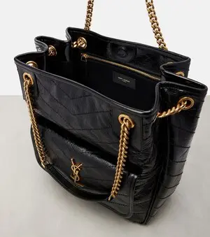 Saint Laurent Niki Small Leather Tote Bag