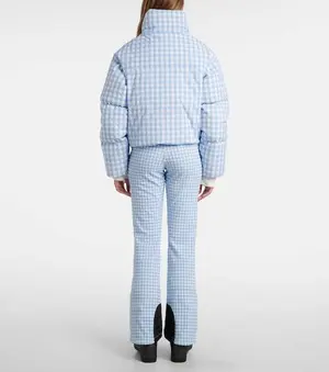 Cordova Cortina Gingham Down Ski Jacket - Blue
