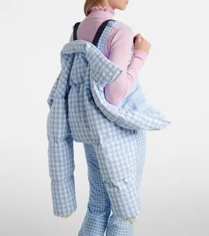 Cordova Cortina Gingham Down Ski Jacket - Blue