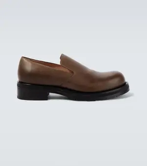 THE ROW Leather Slip-on Shoes