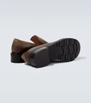 THE ROW Leather Slip-on Shoes