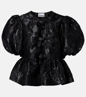 Ganni Floral Blouses