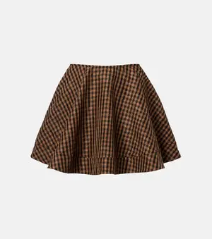 Ganni Checked Skirts