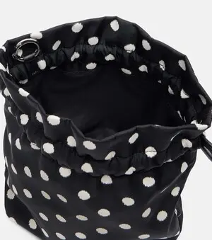 GANNI Polka-dot Pouch - Black