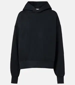 SLVRLAKE Relaxed Fit Cotton Jersey Hoodie - Black