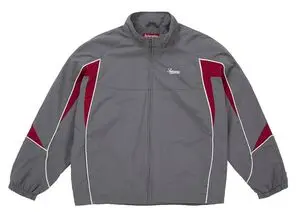 Supreme Contrast Piping Track Jacket - Grey