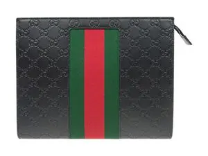 Gucci Gg Supreme Web Pouch