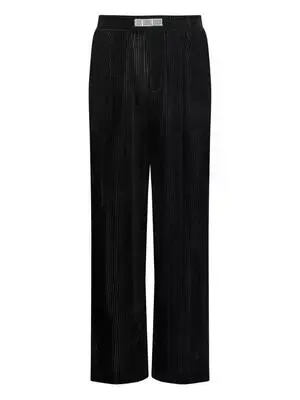 LGN LOUIS GABRIEL NOUCHI Striped Trousers - Black