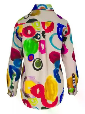 Libertine Gouache Patterned Shirt - Neutrals