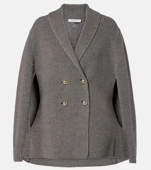 Max Mara Agenzia Virgin Wool Cape