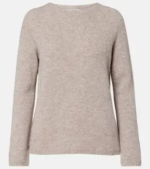 Max Mara Georg Wool And Cashmere-blend Sweater - Beige
