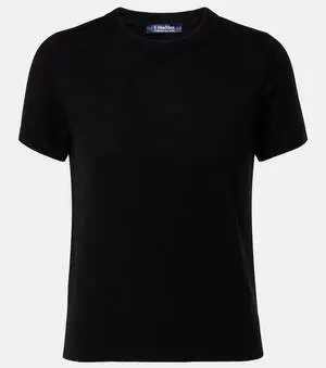 Max Mara Wool Crewneck Sweater - Black