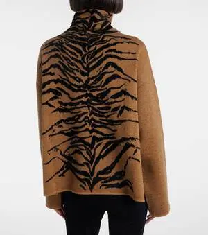 Alaïa Jacquard Turtleneck Sweater