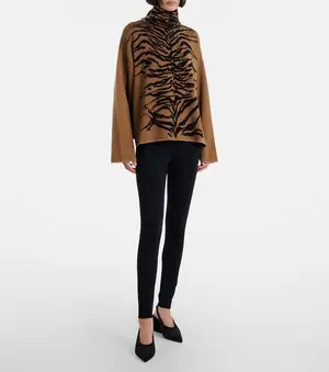 Alaïa Jacquard Turtleneck Sweater