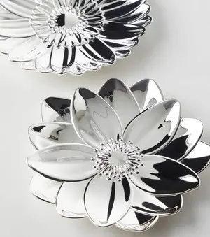 Christofle L'herbier Lotus -plated Bowl
