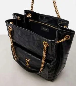 Saint Laurent Niki Small Leather Tote Bag
