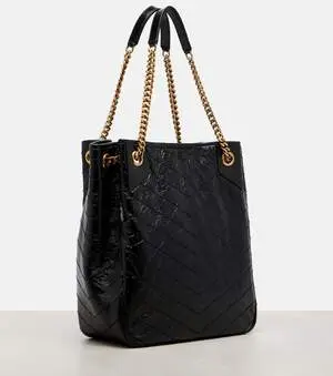 Saint Laurent Niki Small Leather Tote Bag
