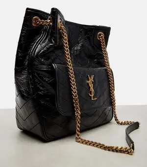 Saint Laurent Niki Small Leather Tote Bag
