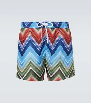 Missoni Zig Zag Board/boxer Swim Trunks - Multicoloured