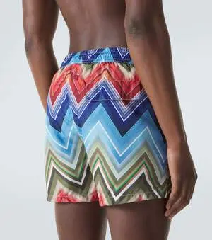 Missoni Zig Zag Board/boxer Swim Trunks - Multicoloured